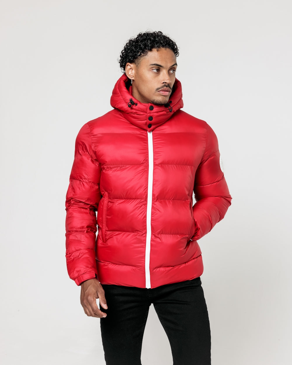 Men s Jackets Parker Jackets Puffer Jacket Coats Nimes Tagged Contrast Puffer
